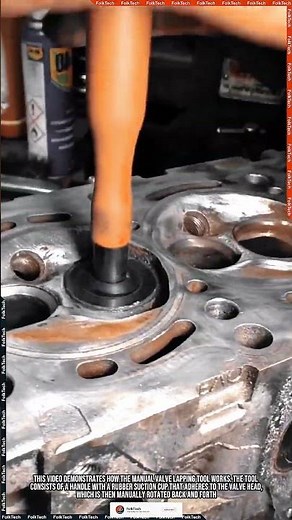 Valve Lapping Tool: Manual Seat Grinder Engine Precision Innovation #tool #tools #innovation