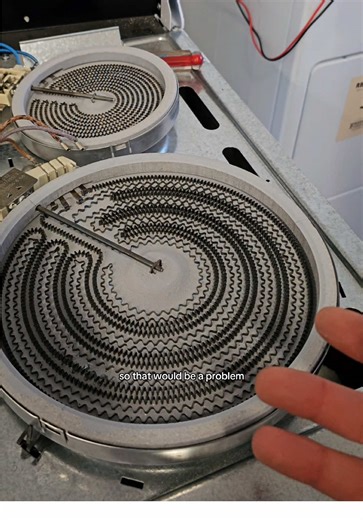 Fixing Cracks Around Electric Cooktop Burners