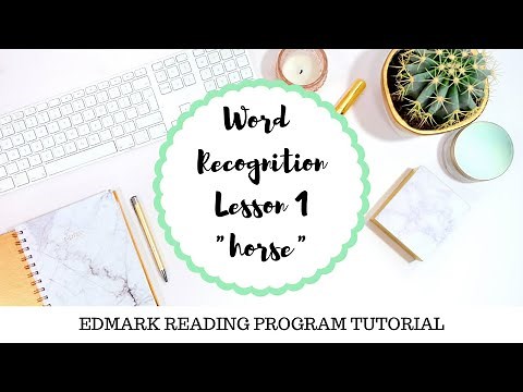 Edmark Lesson 1 - "horse"