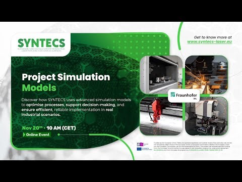 SYNTECS - Final Workshop | Simulation Models by Fraunhofer IML