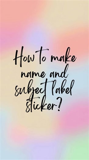 Step-by-Step Tutorial for Subject Sticker Labels with Enhypen Background