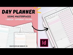 Day Planner Indesign Tutorial
