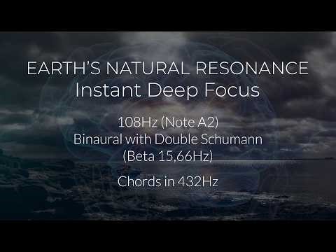 Deep Concentration | 15,66Hz Schumann Resonance & 432Hz Healing