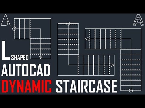 AutoCAD Dynamic Staircase Tutorial 2