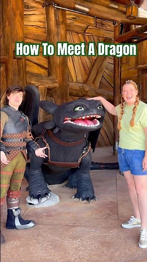 Meeting Toothless • Epic Universe • How To Train Your Dragon • Isle of Berk #httyd #epicuniverse