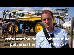 Présentation de l'automoteur Artec F40 Evo à Innov-Agri 2021