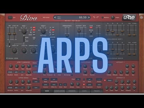 Easy Arp Techniques in Diva - Sound Design Basics