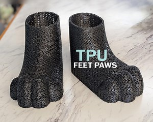 Slim Anthro TPU Fursuit Feet Paws - Etsy