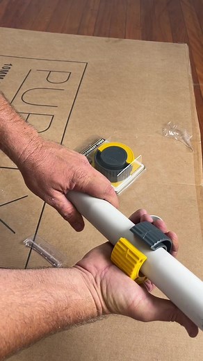 Using a PVC cutter for the first time. #plumber #plumberlife #theplumberguy #serviceplumber