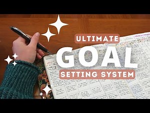 Set Goals WITH INTENTION | ultimate goal setting journal spread