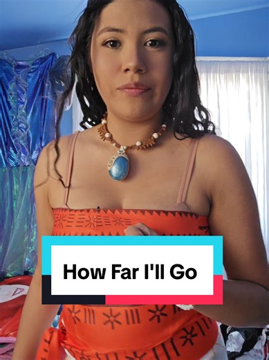 How Far I'll Go! 🌊❤️✨️ #elektraescobar #cosplay #disney #moana #howfarillgo