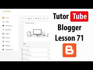 Blogger - Lesson 71 - Subscription Links Gadget