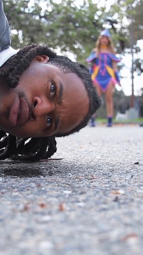 Real Life Yu-Gi-Oh! Anime Duels: Dark Magician Girl Battle