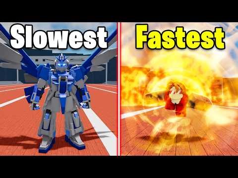 What Is The FASTEST Character With NO STUN in The Strongest Battlegrounds?