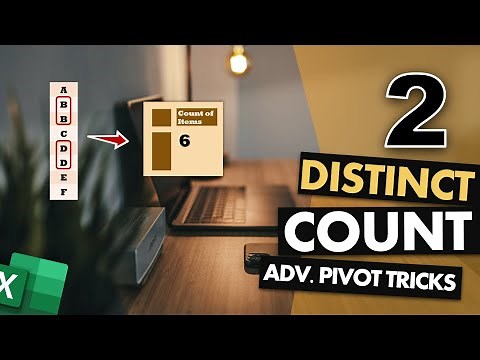 Easy way to get "Distinct Count" in Pivot Tables