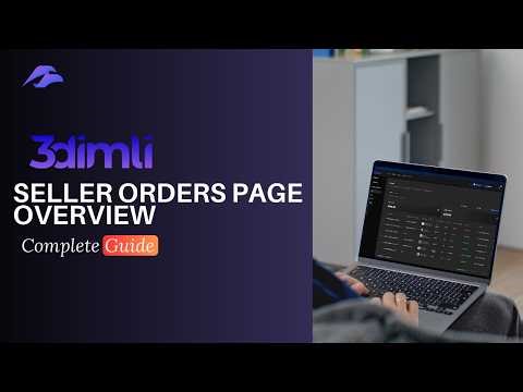How to Manage Your Orders on 3DIMLI – Orders Page Walkthrough