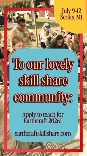 🌀 Hello Makers and Teachers! 🌀 Earthcraft 2026 planning is ramping up, and we’re so excited to hear what you’d like to bring to the event! 🌱 Our theme this year is “Pulse of the People”- if you have an offering around rhythm, music or dance we’d love to hear it! We are also looking for: Bushcraft Take-home crafts Whole-family activities Ancestral skills of all kinds And whatever fun idea you want to try! There’s an application on the website, link in our bio This helps us stay organized and k