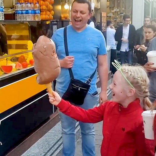 This Turkish ice cream isn't just a dessert, it's a whole experience. 🎭🍦 | Bucket List Insider