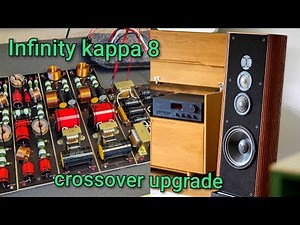 Ремонт акустики динаміків infinity kappa 8 9 crossover upgrade polydome repair заміна підвісів.