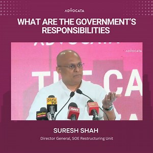 Suresh Shah (Director General, SOE Restructuring Unit) discussed what the government's responsibilities are 🏛️📋, highlighting key duties in managing SOE reforms. #economy #Government #srilanka #SOE | Advocata Institute