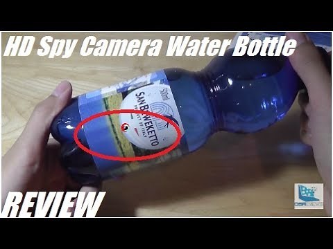 REVIEW: PUAroom Hidden Spy HD Water Bottle Camera!