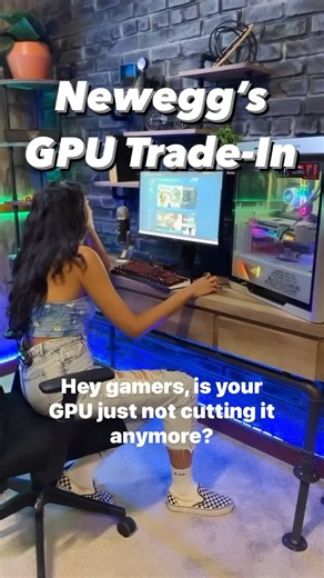 Don’t miss your chance to trade in your old GPU!! @newegg #pcgaming #pcgamer #gputradein #gpuupgrade #pcsetup #pcbuild #pcbuilds | Jacki Jing