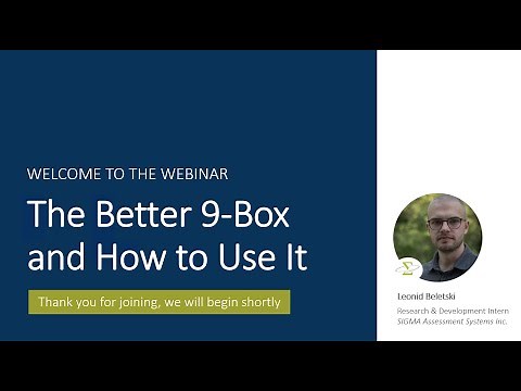 SIGMA Webinar: The Better 9-Box Grid (and how to use it)