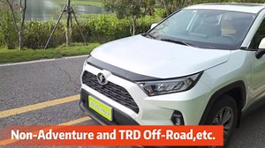 Fit for Toyota RAV4 2019-2025 Accessories, for Toyota RAV-4 and RAV 4 Hybrid 2020 2021 2022 2023 2024 Hood Protector Bug Deflector Hood Bonnet Cover Trim Exterior Bumper Guard