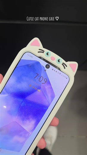 Cutie Cat Phone Case for Samsung Galaxy A55 5G