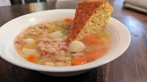 Instant Pot Ham and Navy Bean Soup — Mandy in the Making | Meals & More on YouTube