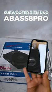 Subwoofer Amplificado Abasspro8 ALL AUDIO Distribuidor Oficial Audiobahn México Ventas contacto@allaudio.com.mx | All Audio
