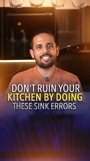 TINT TONE & SHADE INTERIORS | CHENNAI | Don't ruin your kitchen with these common sink mistakes! 🚫🚰 Here’s how to get it right for a more functional and efficient kitchen sink... | Instagram