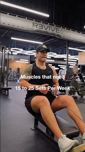 How Many Sets Per Muscle Per Week