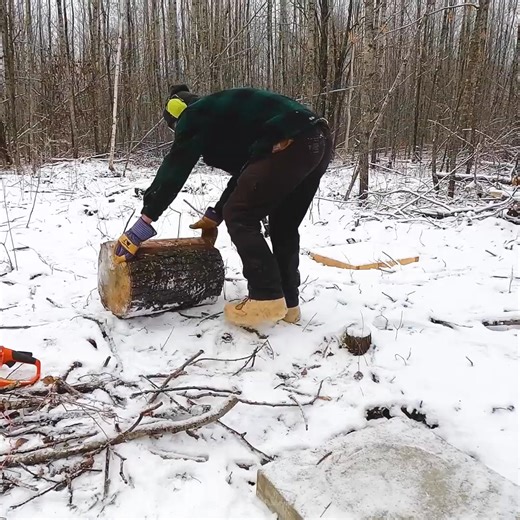 1.7K views · 47 reactions | Building An Off Grid Log Cabin In The Woods Burning Stumps (Post And Pad Foundation) | Mountain Cabins | Facebook