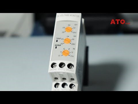 DC Voltage Monitoring Relay for Under-/Over-voltage