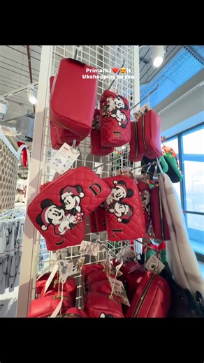 Primark Disney Mickey & Minnie Mouse alphabet Christmas cosmetic bag #2025 | UK Shopping For You by Mosheez