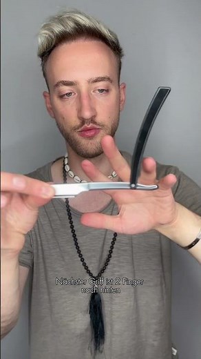 So hältst du dein Rasiermesser richtig!✂️🪒