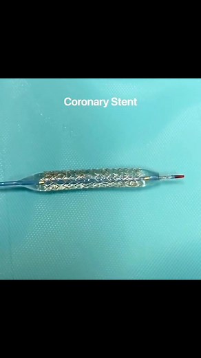 This is how a coronary stent inflate inside someone’s coronary artery during a heart attack to save their life. @yourheartdoc #interventionalcardiology #cardiology #stents #coronary #heartattack | Abdallah Othman