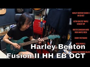 Harley Benton Fusion-II HH EB OCT Unboxing & Review