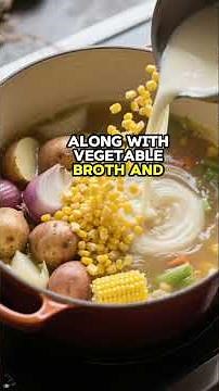 Creamy Corn & Potato Chowder Recipe | Easy, Hearty & Comforting!
