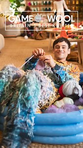 A colourful palette for Kids Week 🎨 A Yarn Barn knit check from Week 4 🧶 Catch up on #gameofwool on @channel4 with new episodes Sundays at 8pm 🐑 | Game of Wool