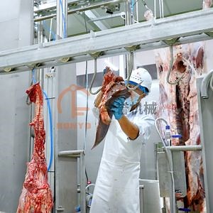 [Hot Item] Halal Meat Processing Cattle Slaughter Line Machine Abattoir Cow Slaughtering Equipment Abattoir Machinery in Slaughterhouse