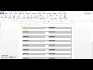 SIMnet Chapter 5 Mail Merge using Labels