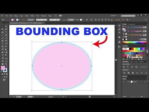 How to Show or Hide a Bounding Box in Adobe Illustrator - Quick Tips