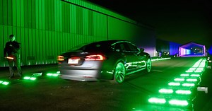 Man caught sleeping while driving a Tesla