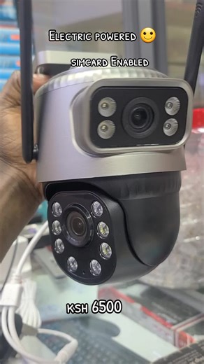 Electric powered outdoor camera 🙂 Uses simcard instead of wifi🙂🙂🙂 connects to your phone 😉 ksh 6500 📍Montana mall Mezzanine shop M05 #nannycam #fyp #you #everyone #outdoorcamera #cctv