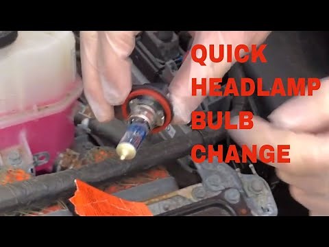 HOW TO CHANGE A HEADLAMP BULB ON A 2015 TOYOTA PRIUS