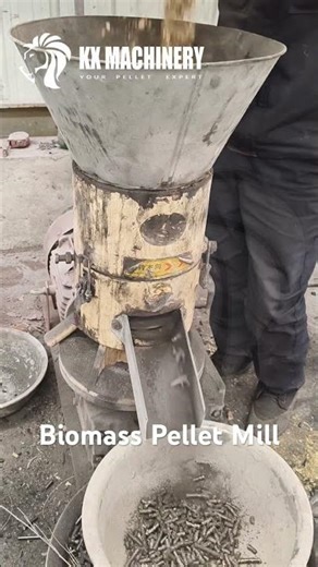 Biomass Waste Husk Pellet Machine for Sale High Efficiency Waste Wood Pellet Mill #pelletmachine