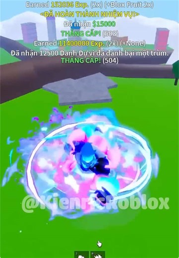 NEW FRUITS Farm Level 1 to 700 in Blox Fruits #bloxfruits #kienric