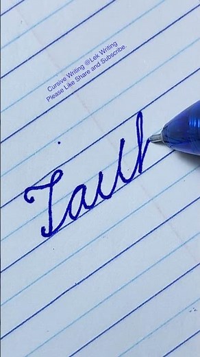 How to write “Faith” in cursive writing | Cursive writing words | Cursive Handwriting Practice | abc